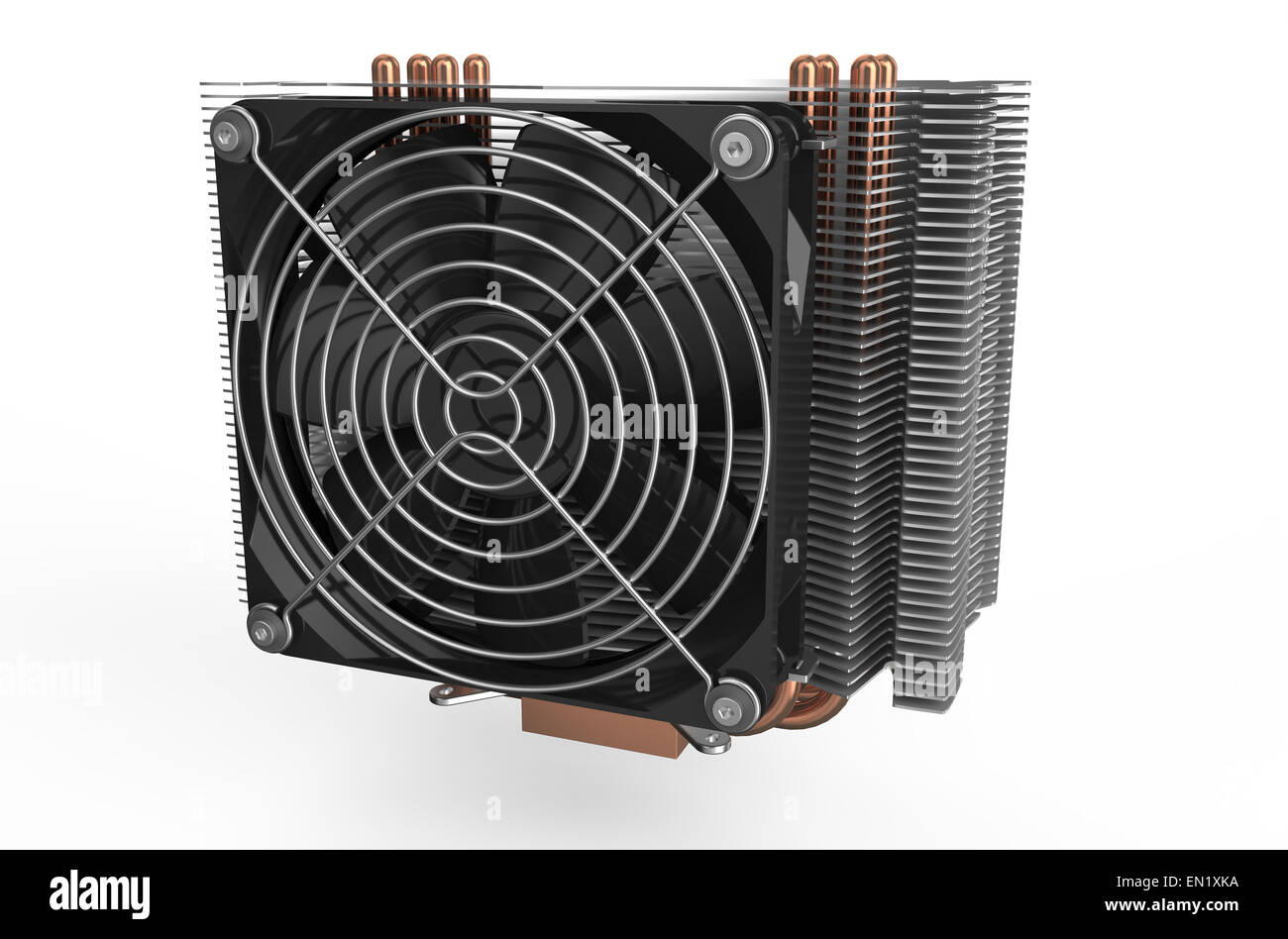 computer cooler isolated on white background Stock Photo - Alamy