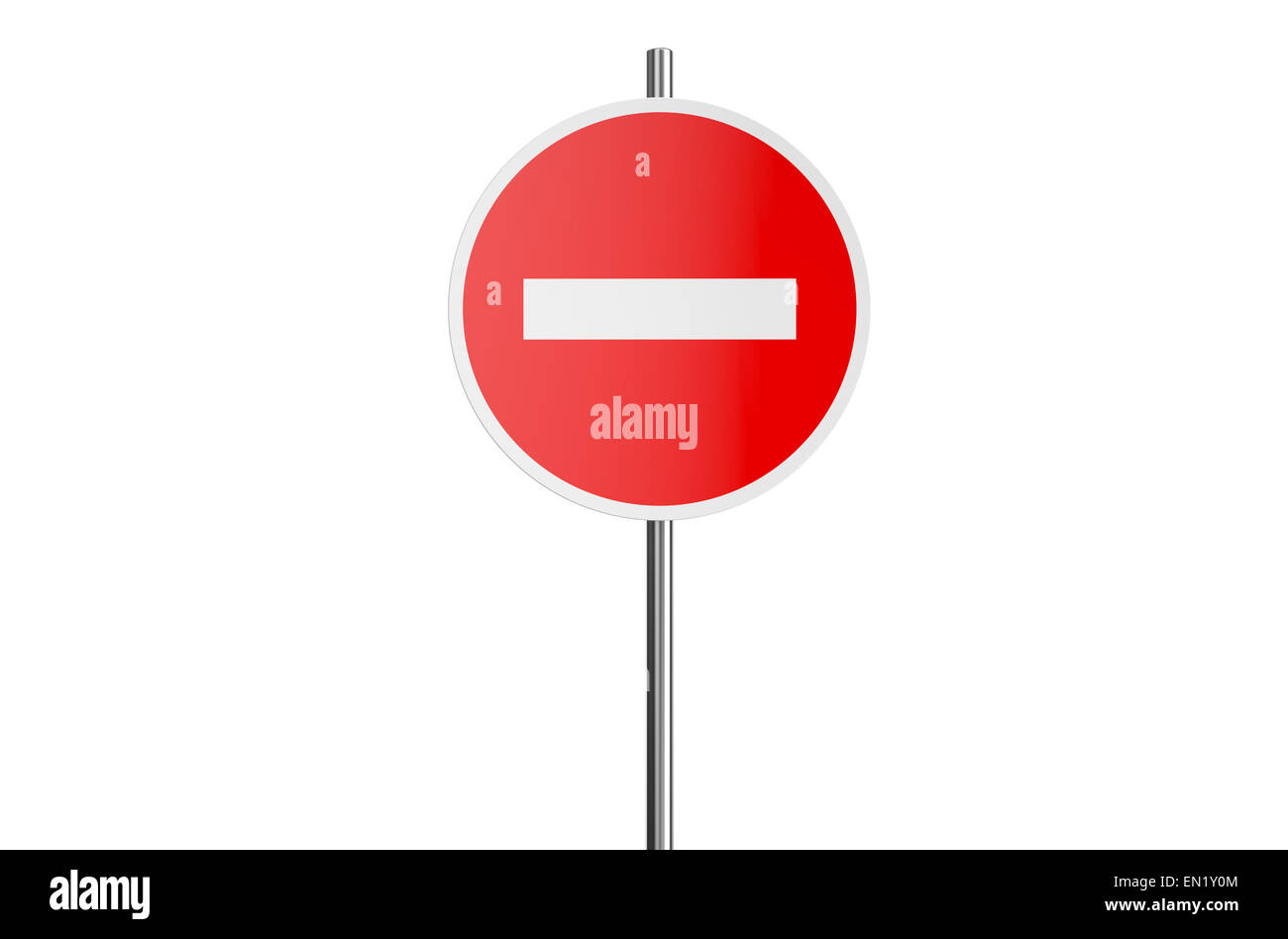 road sign isolated on white background Stock Photo - Alamy