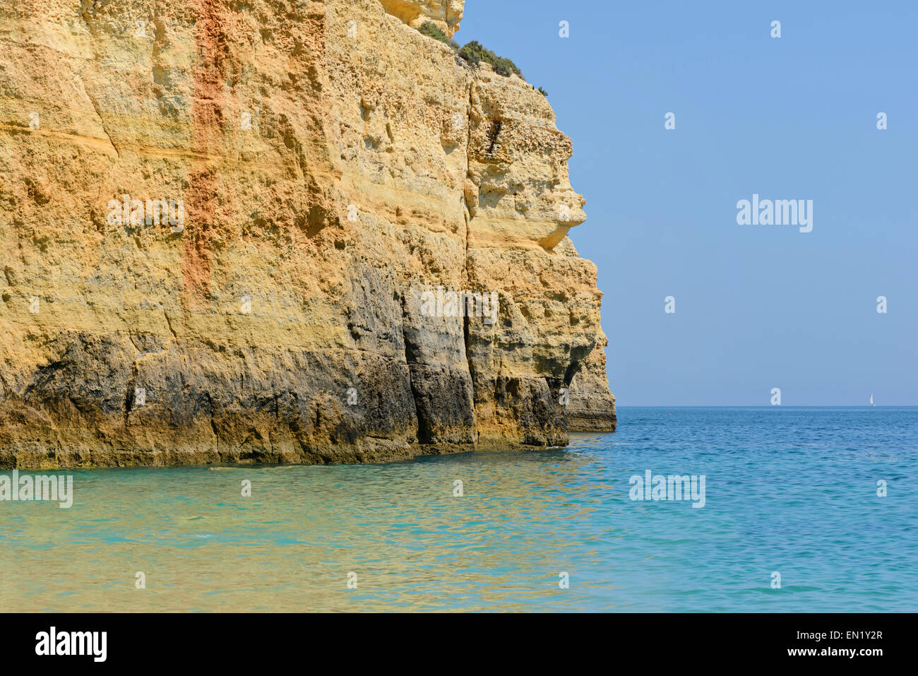 Colorful rocks on ocean Stock Photo - Alamy