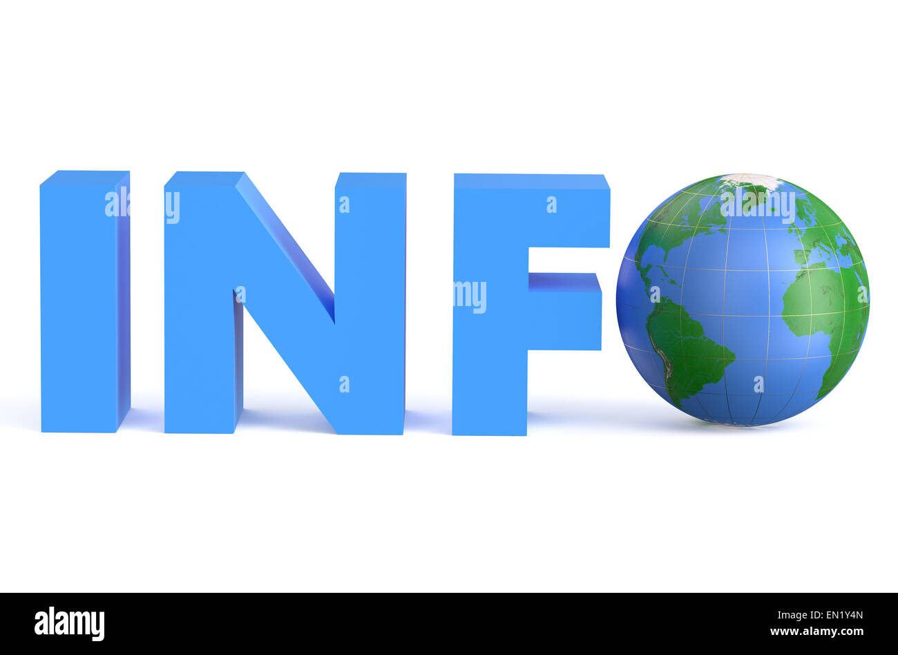 info concept isolated on white background Stock Photo - Alamy