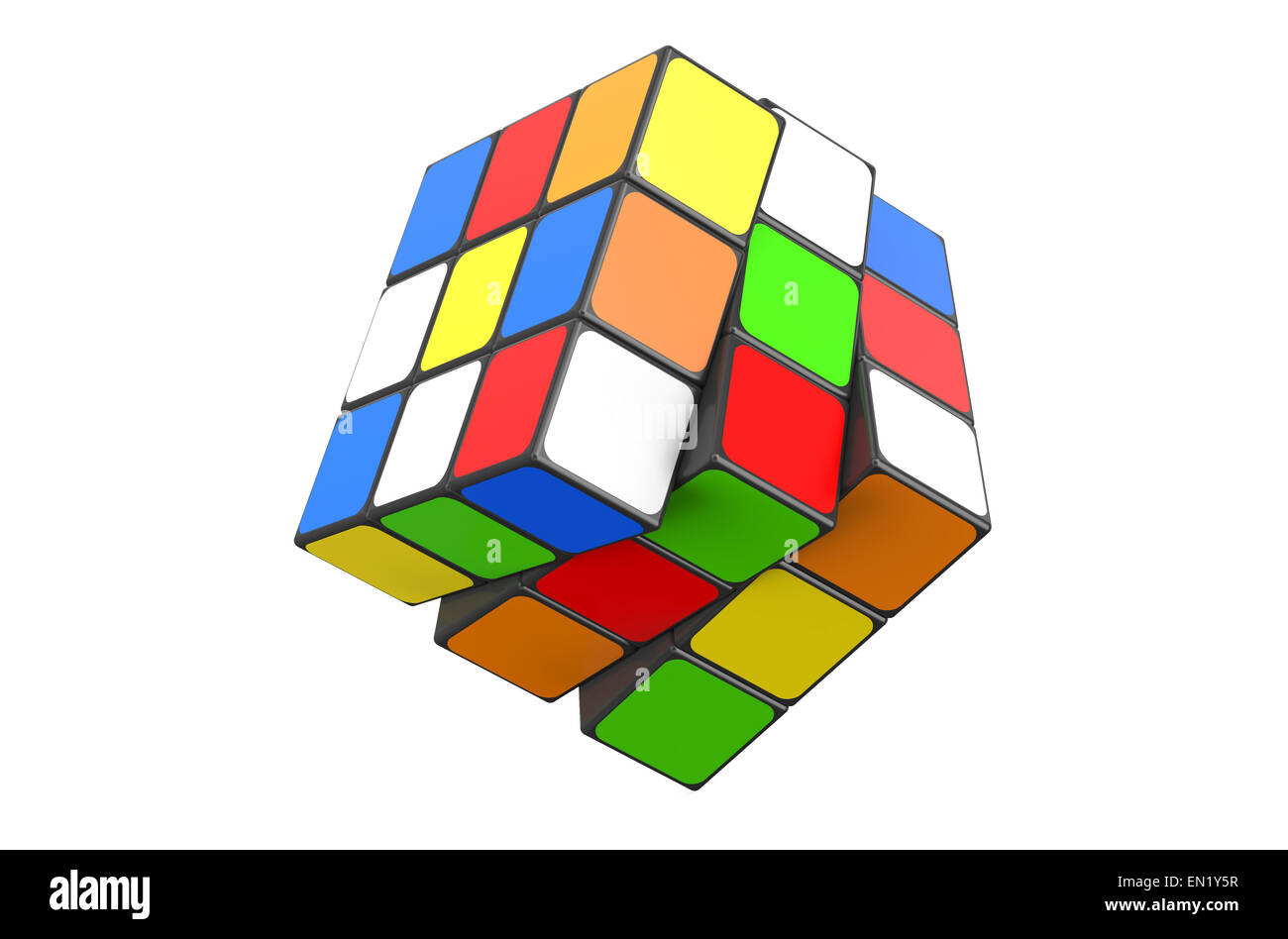 Rubik's Cube isolated on white background Stock Photo - Alamy Rubik's Cube isolated on white background Stock Photo - Alamy