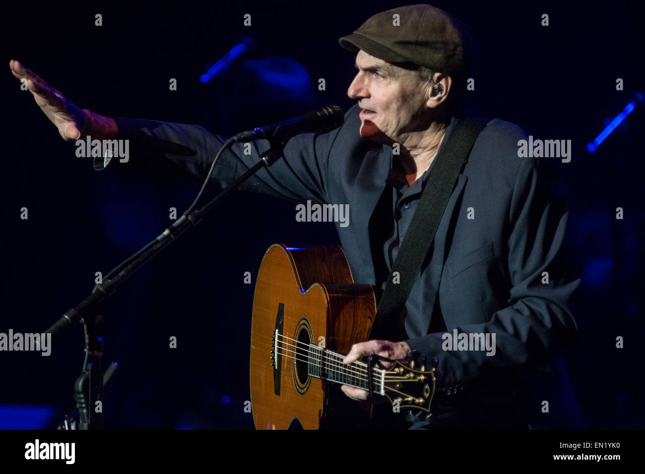 Milan Italy. 25th April 2015. The American singer/songwriter JAMES ...