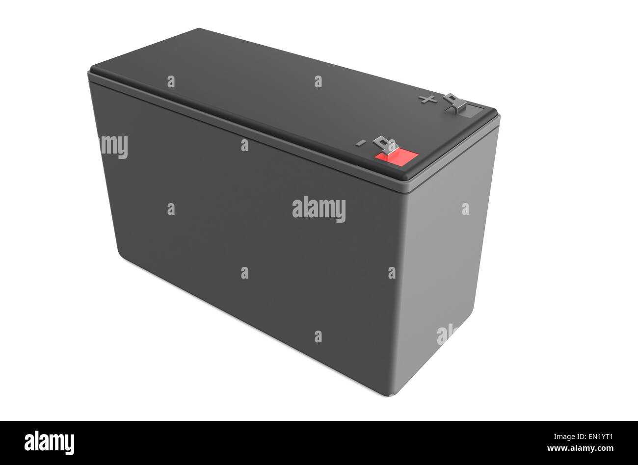 Sealed UPS battery isolated on white background Stock Photo - Alamy