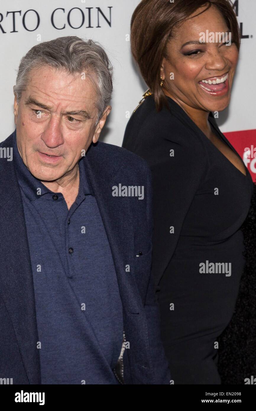 New York, NY, USA. 25th Apr, 2015. Robert De Niro, Grace Hightower at ...
