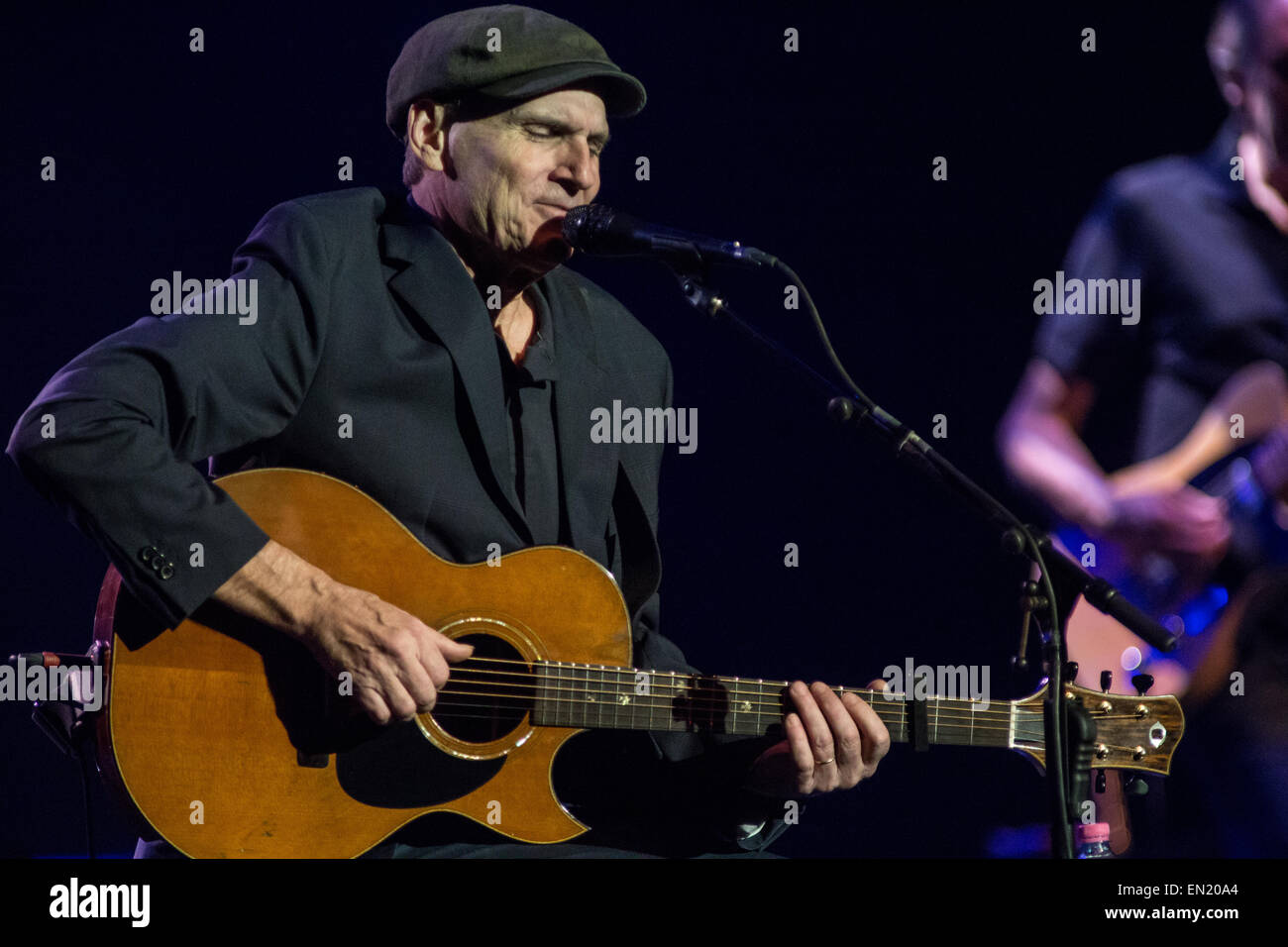 Milan Italy. 25th April 2015. The American singer/songwriter JAMES ...