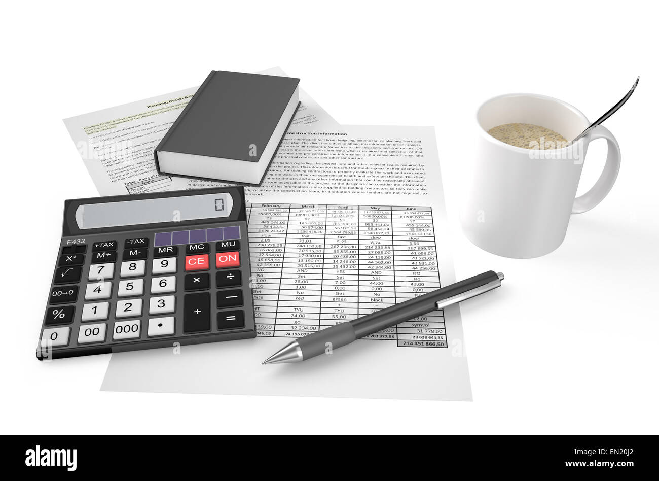 Calculator marketing strategy on Cut Out Stock Images & Pictures - Alamy