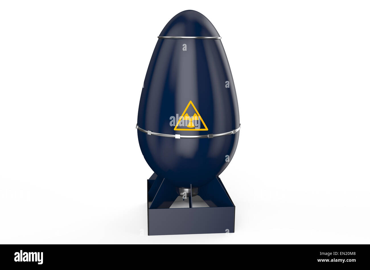 atomic black air bomb isolated on white background Stock Photo - Alamy