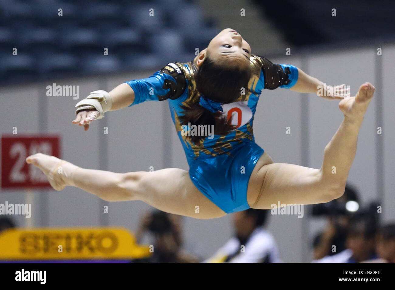 st Yoyogi Gymnasium, Tokyo, Japan. 25th Apr, 2015. Asuka Teramoto ...