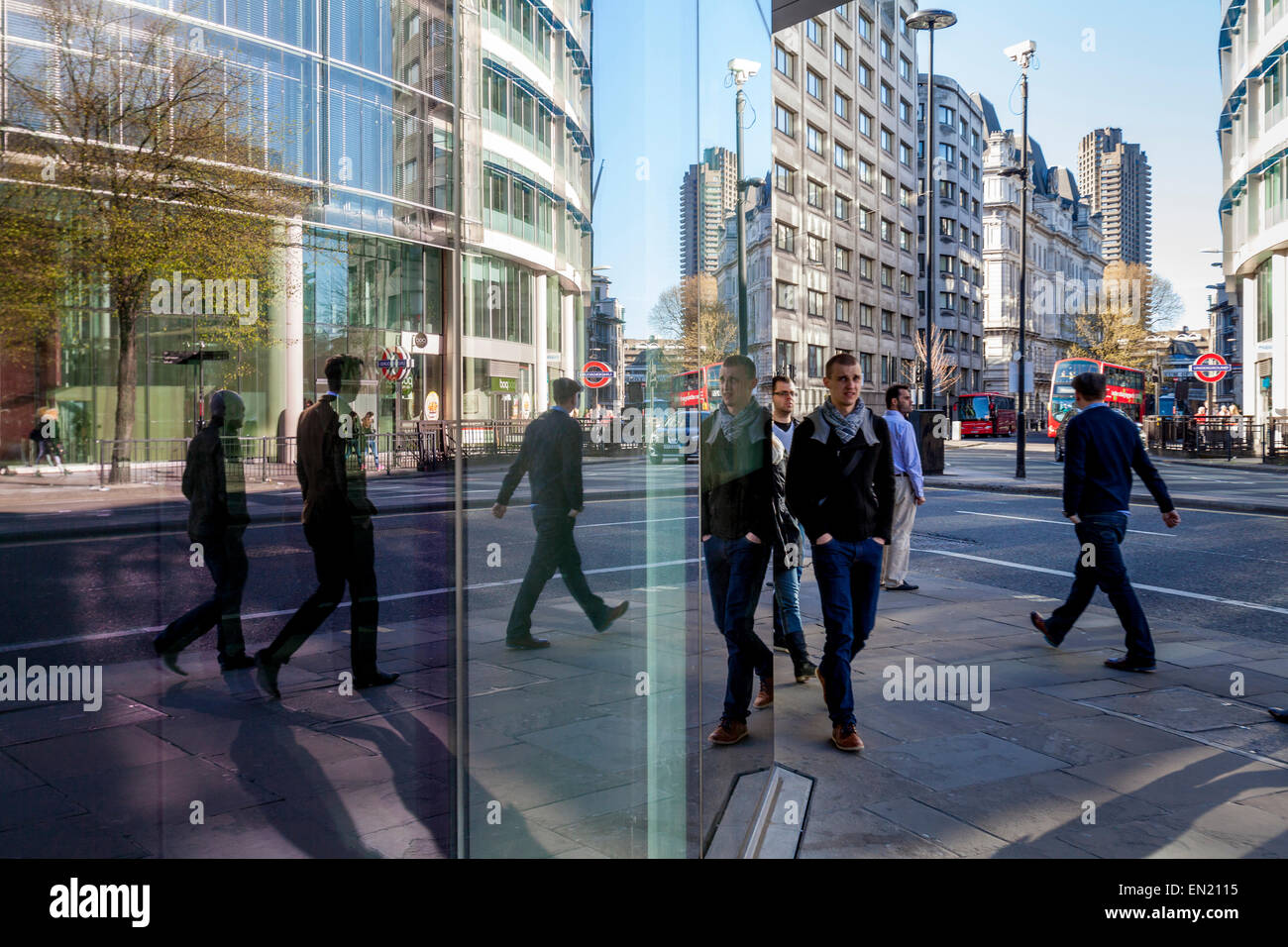 Shop Window Reflection, Cheapside, London, England Stock Photo - Alamy