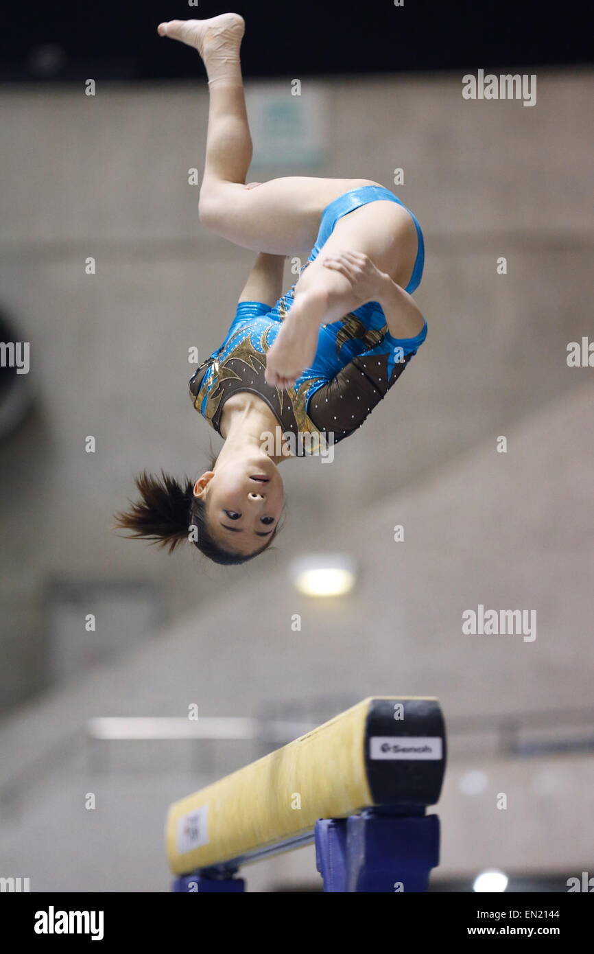 st Yoyogi Gymnasium, Tokyo, Japan. 25th Apr, 2015. Asuka Teramoto ...