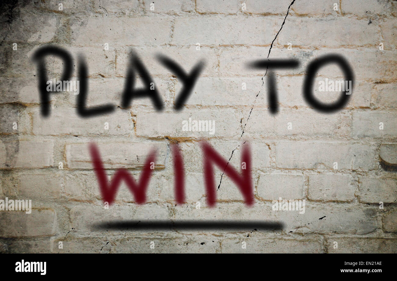 Play To Win Concept Stock Photo - Alamy