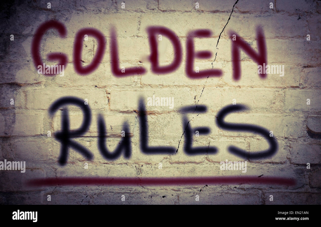 The Golden Rule Word High Resolution Stock Photography and Images - Alamy