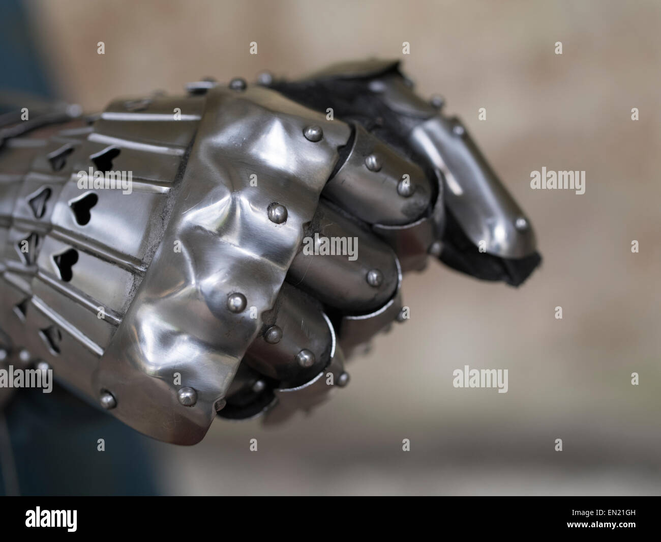 Gauntlet on display, Salisbury Cathedral, Cathedral Church of the ...