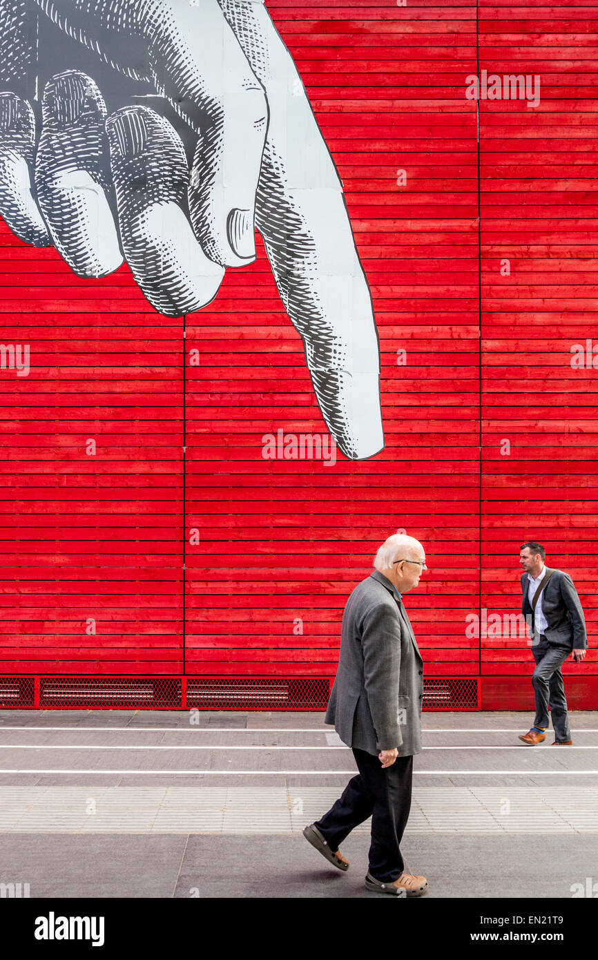 Cartoon man pointing finger hi-res stock photography and images - Alamy