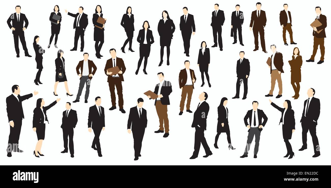 Business people vector Stock Vector Images - Alamy
