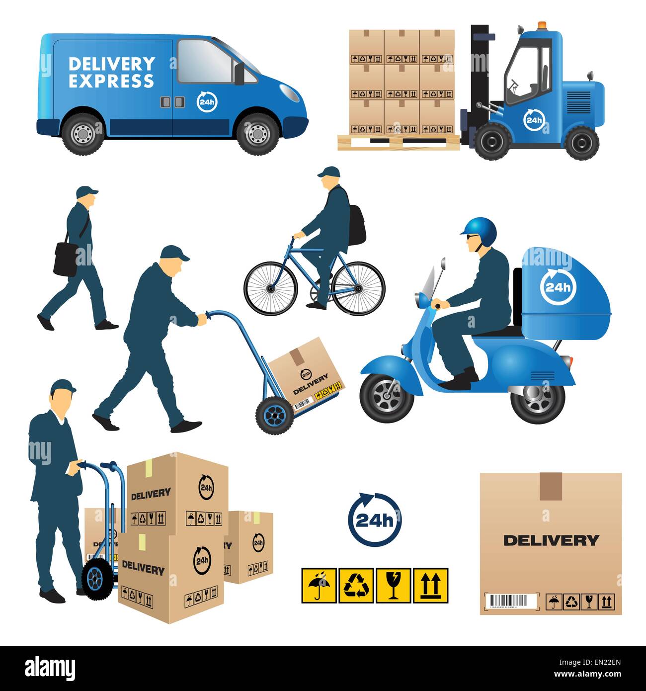 Shipment worldwide Stock Vector Images - Alamy