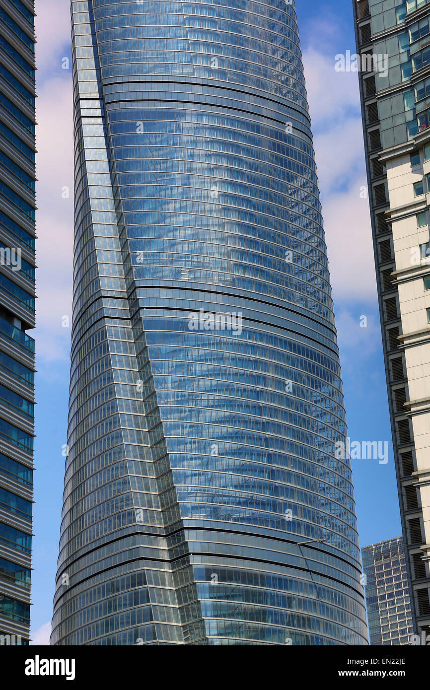 The Shanghai Central Tower skyscraper building in Luijiazui, Pudong ...