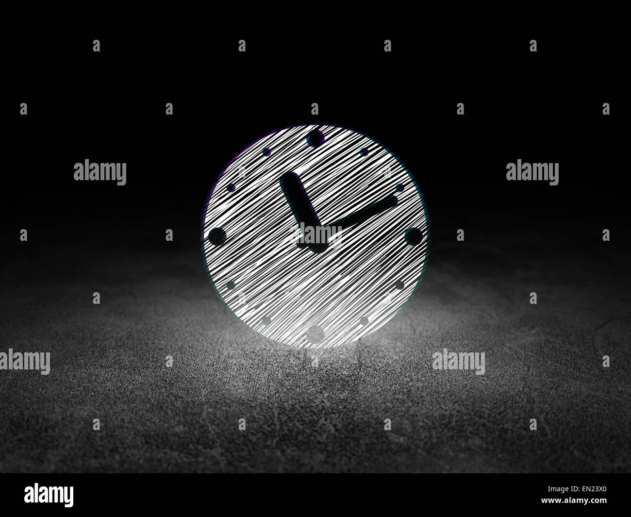 Glow in the dark clock hi-res stock photography and images - Alamy
