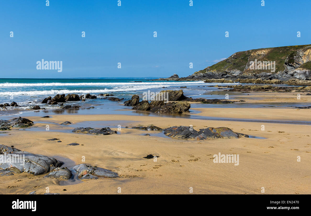 Beautiful Seascapes in South Cornwall UK Stock Photo - Alamy