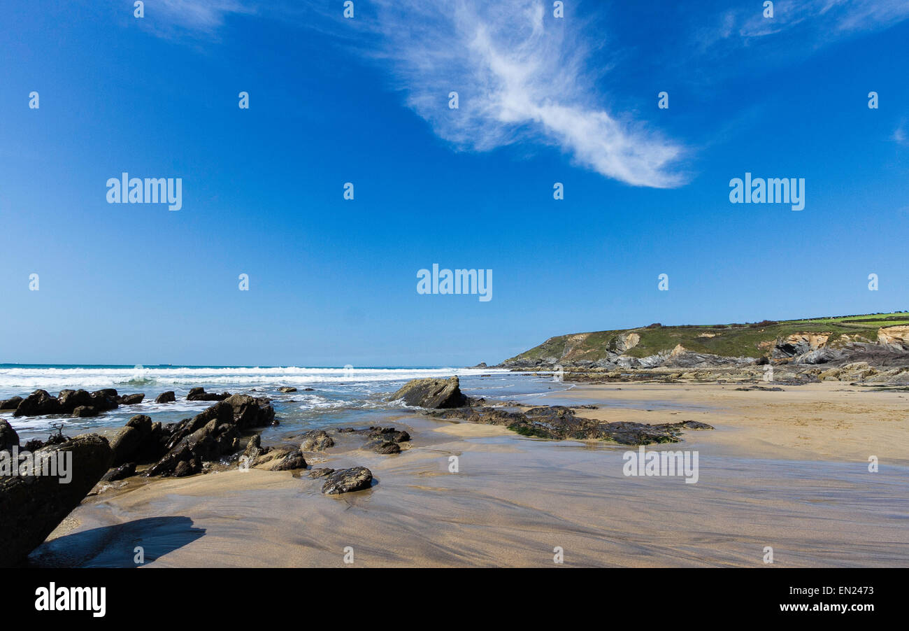 Beautiful Seascapes in South Cornwall UK Stock Photo - Alamy