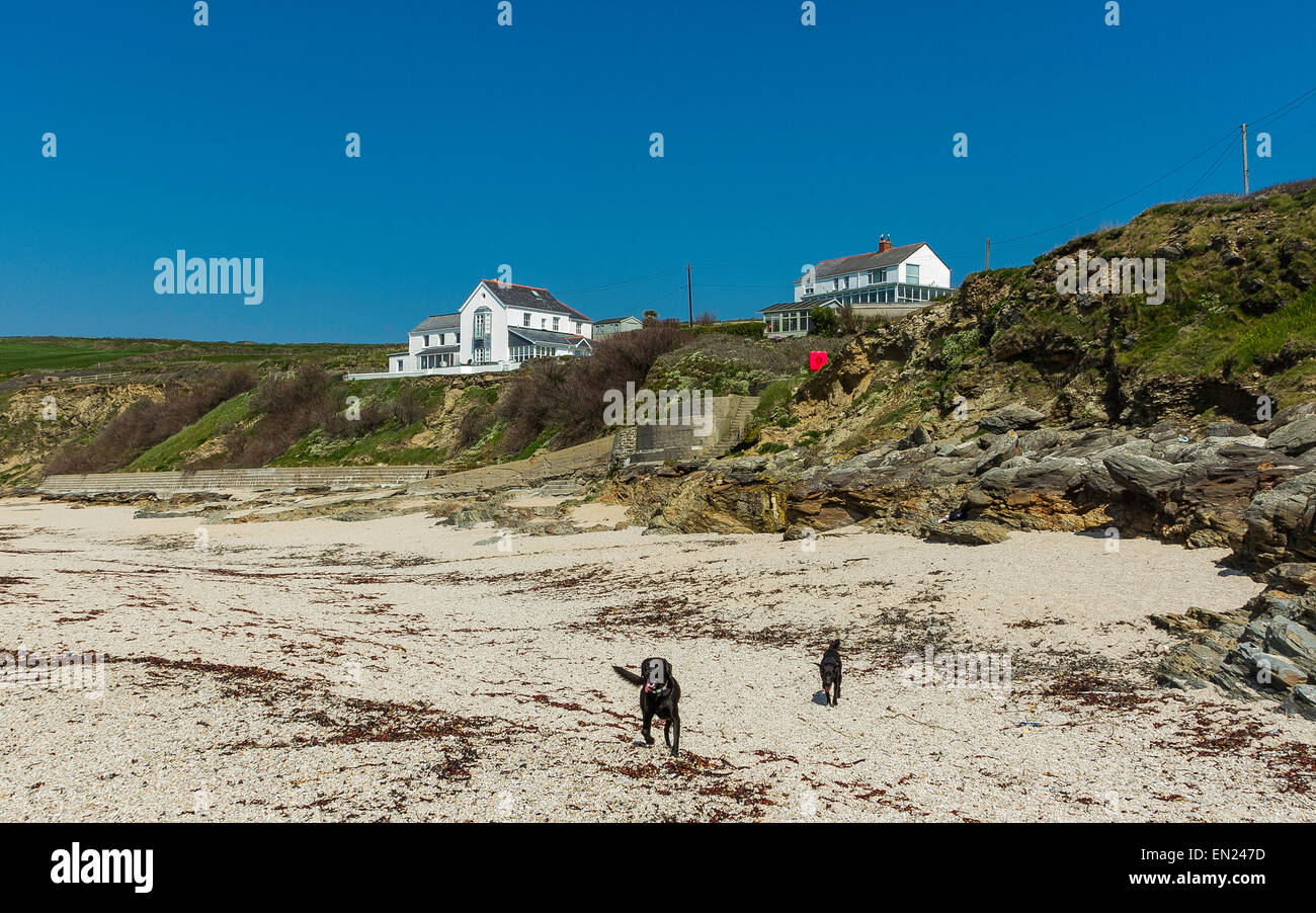 Beautiful Seascapes in South Cornwall UK Stock Photo - Alamy