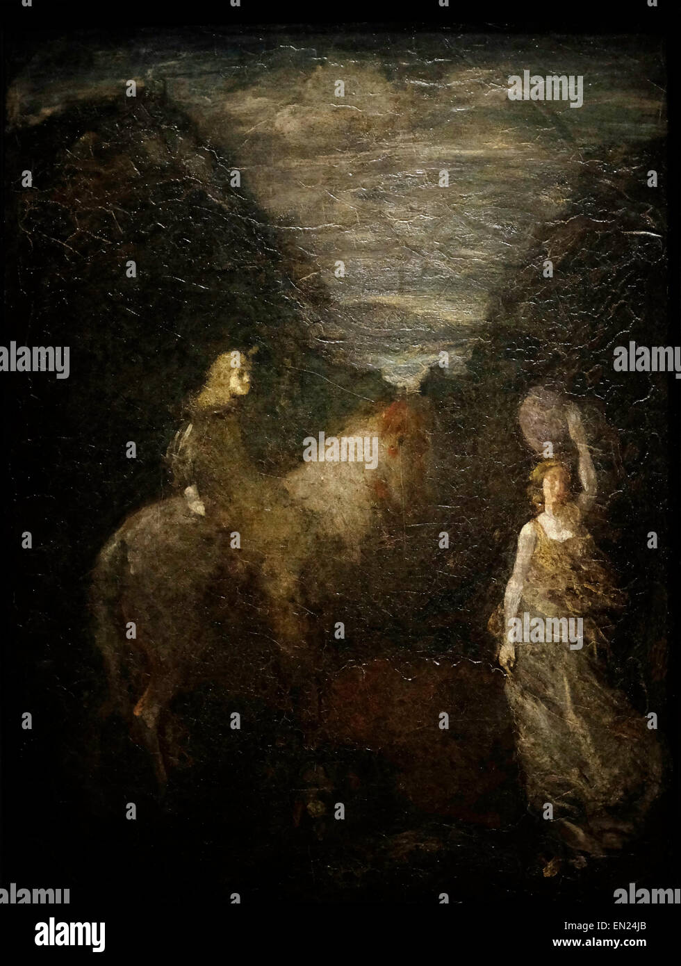 King Cophetua and the Beggar Maid circa 1906 Albert Pinkham Ryder Stock ...