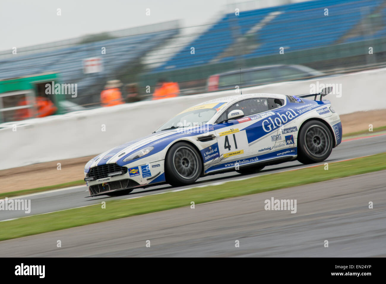 Silverstone, Towcester, UK. 26th April, 2015. Team GT4 / Speedworks ...
