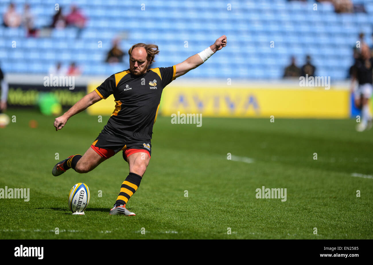 Coventry, UK. 26th Apr, 2015. Aviva Premiership. Wasps versus Exeter ...