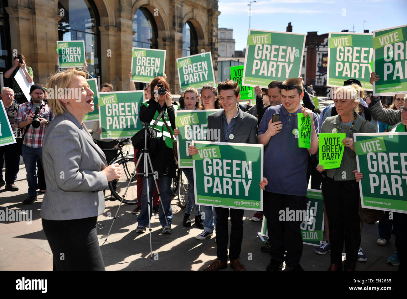 Natalie Bennett Leader Green Party Stock Photo - Alamy