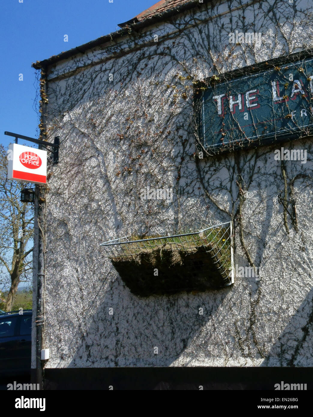 Rural sub Post Office in village public house, Somerset, England Stock ...