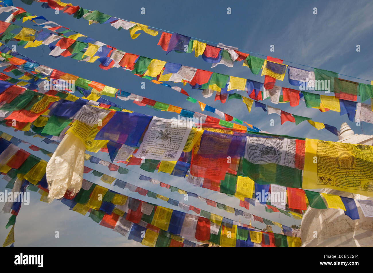 NEPAL, Kathmandu, Boudhnath, Boudah Buddhist Temple (16th Century ...