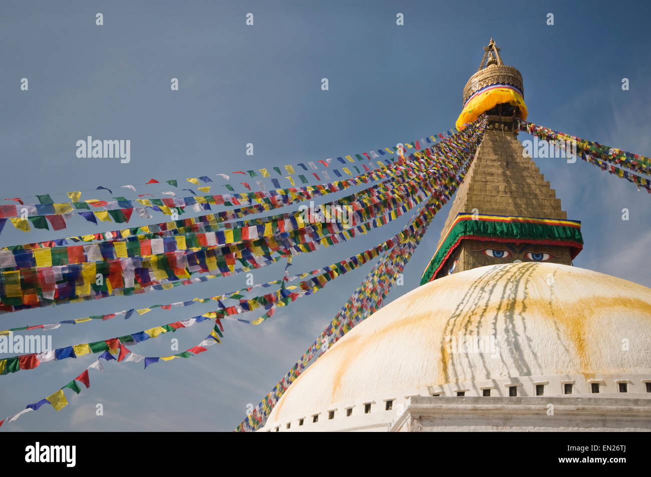 NEPAL, Kathmandu, Boudhnath, Boudah Buddhist Temple (16th Century ...