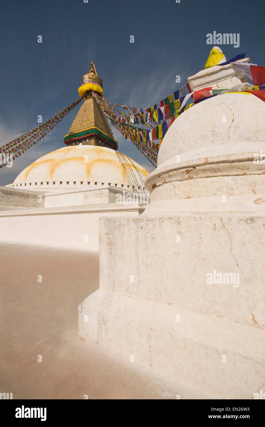 NEPAL, Kathmandu, Boudhnath, Boudah Buddhist Temple (16th Century ...