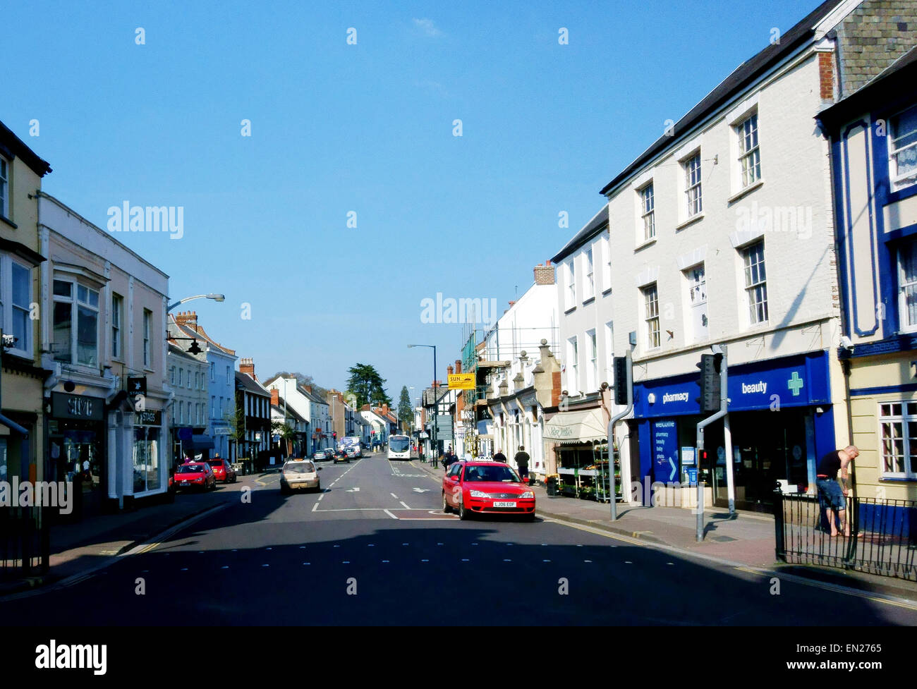 High street street somerset england hi-res stock photography and images ...