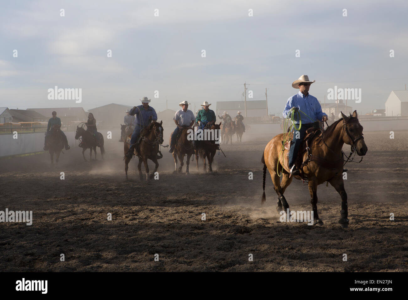 Horses cowboys fair hi-res stock photography and images - Alamy