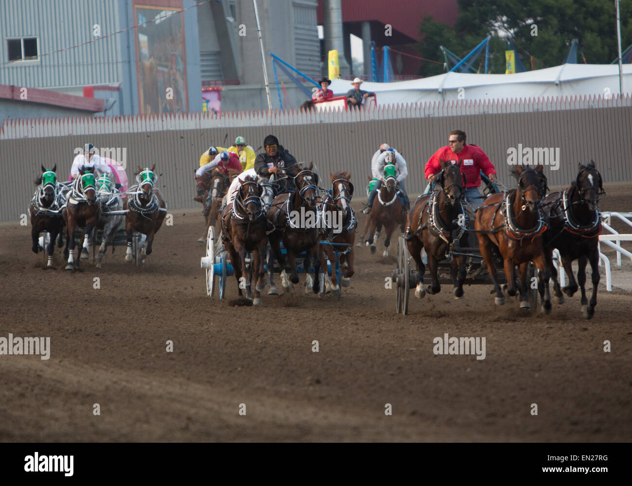 Horse cart racing america hi-res stock photography and images - Alamy