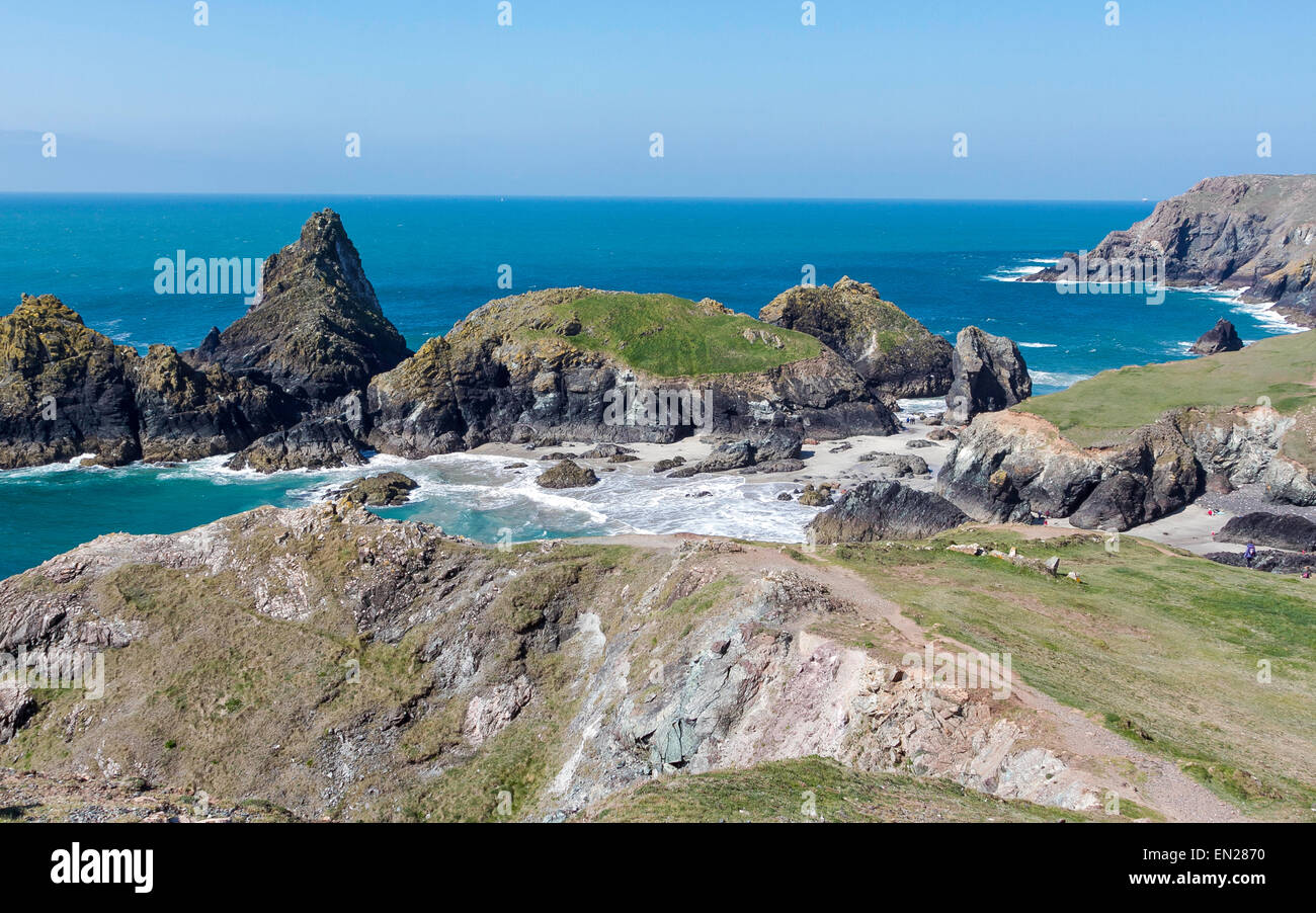 Beautiful Seascapes in South Cornwall UK Stock Photo - Alamy