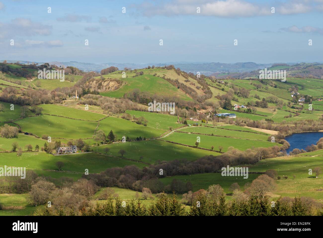 Farming agriculture mid wales landscape hi-res stock photography and ...