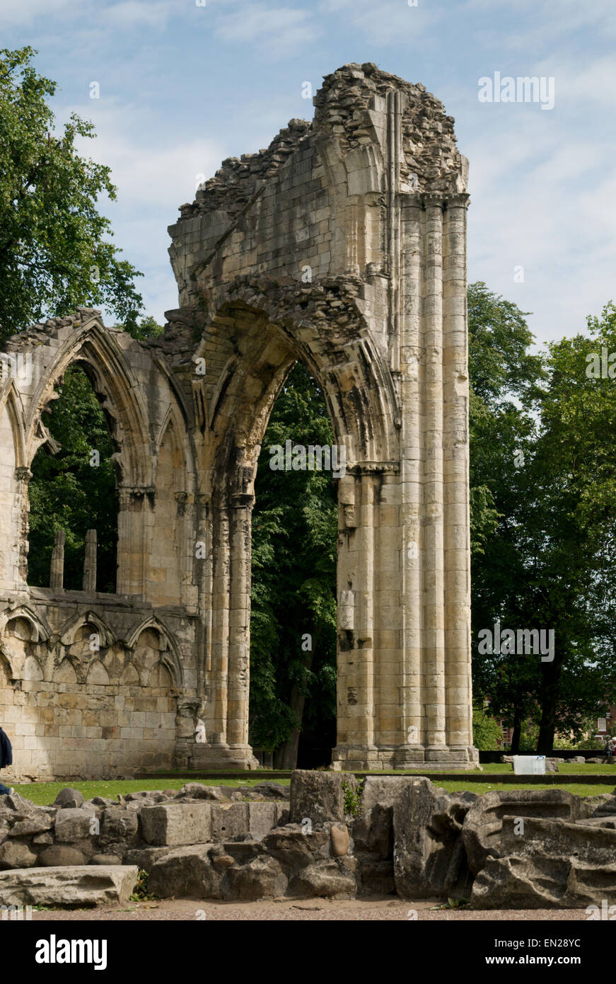 St Mary's Abbey, York, England Stock Photo - Alamy