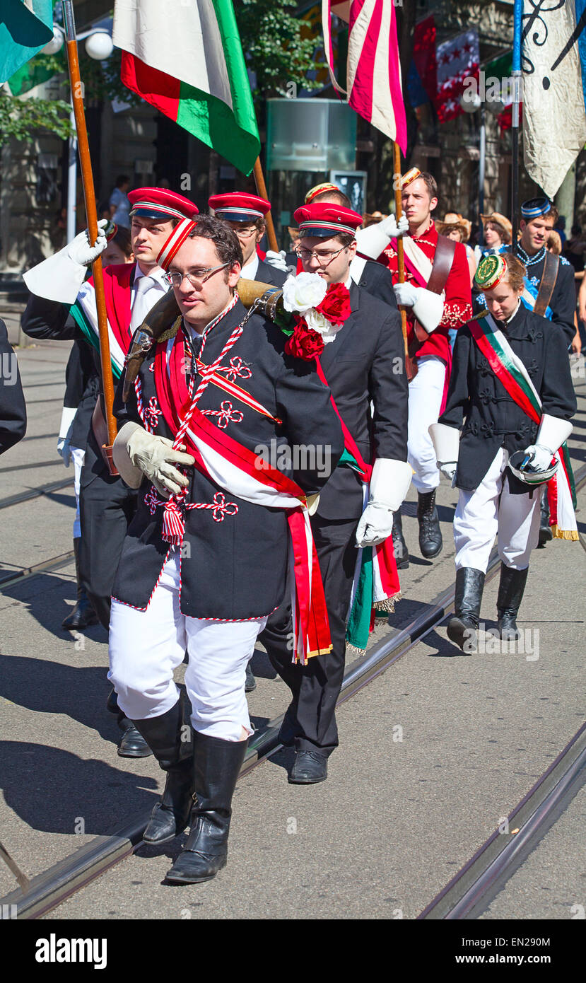 Swiss national day parade on hi-res stock photography and images - Alamy