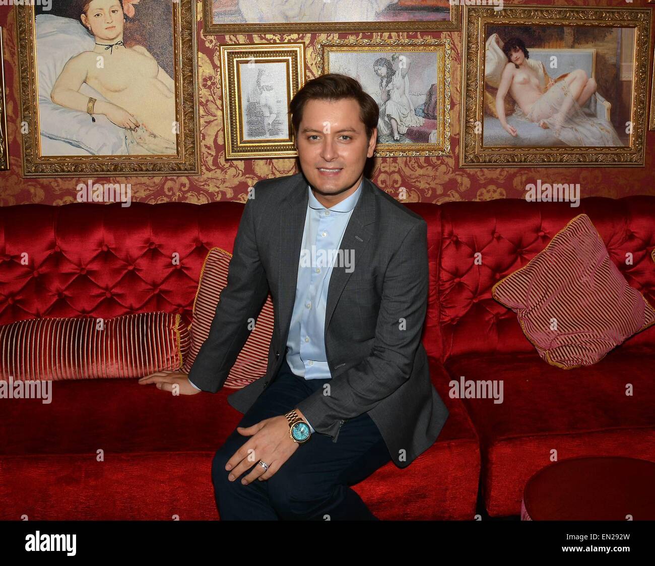 Brian Dowling arrives fashionably late for a special screening of his ...