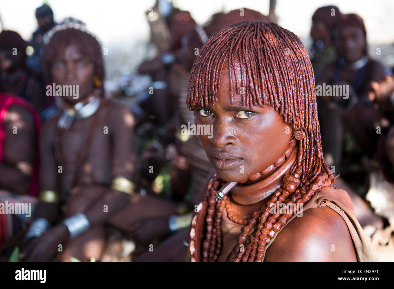 Hamer tribe in Ethiopia Stock Photo - Alamy