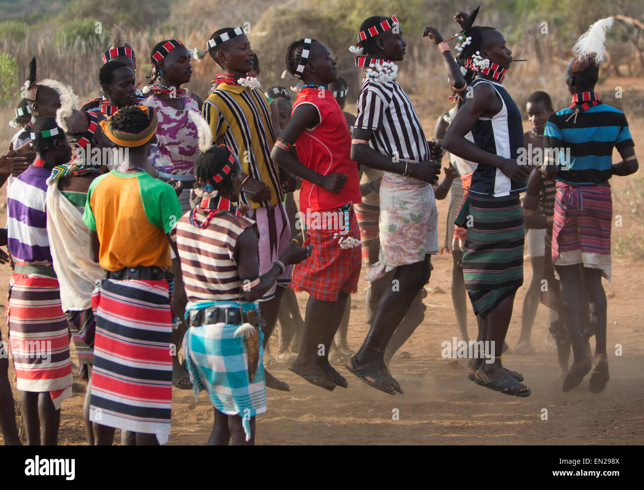 dance event at the Hamer tribe Stock Photo - Alamy