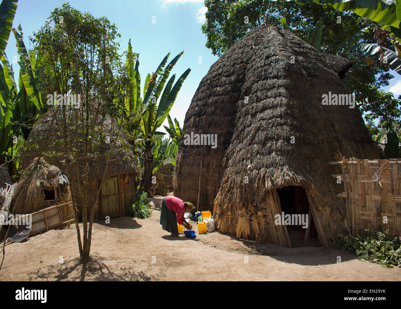 dorze tribe in Ethiopia Stock Photo - Alamy