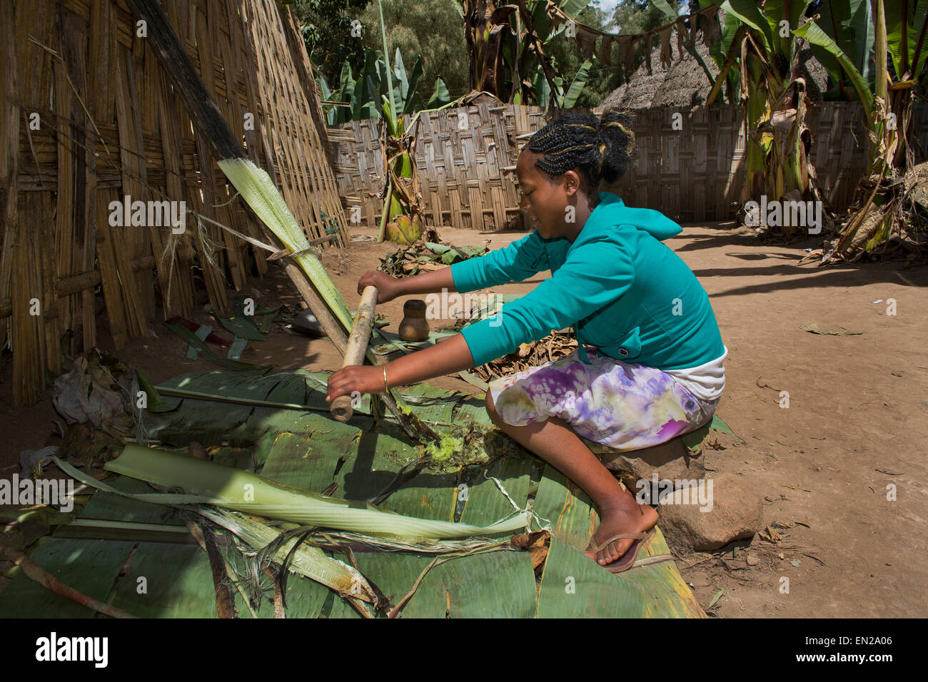 dorze tribe in Ethiopia Stock Photo - Alamy