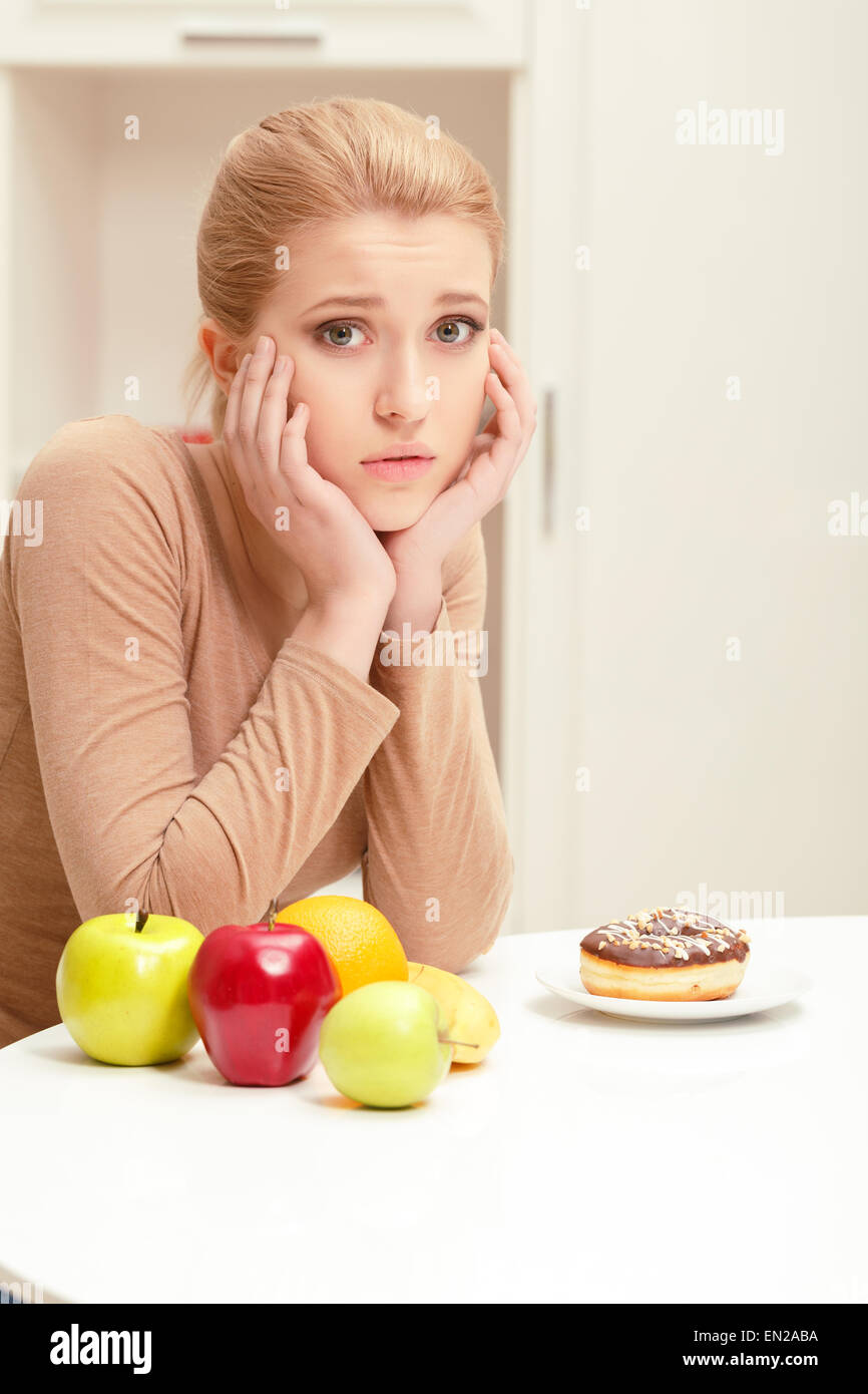 Woman making choice hi-res stock photography and images - Alamy