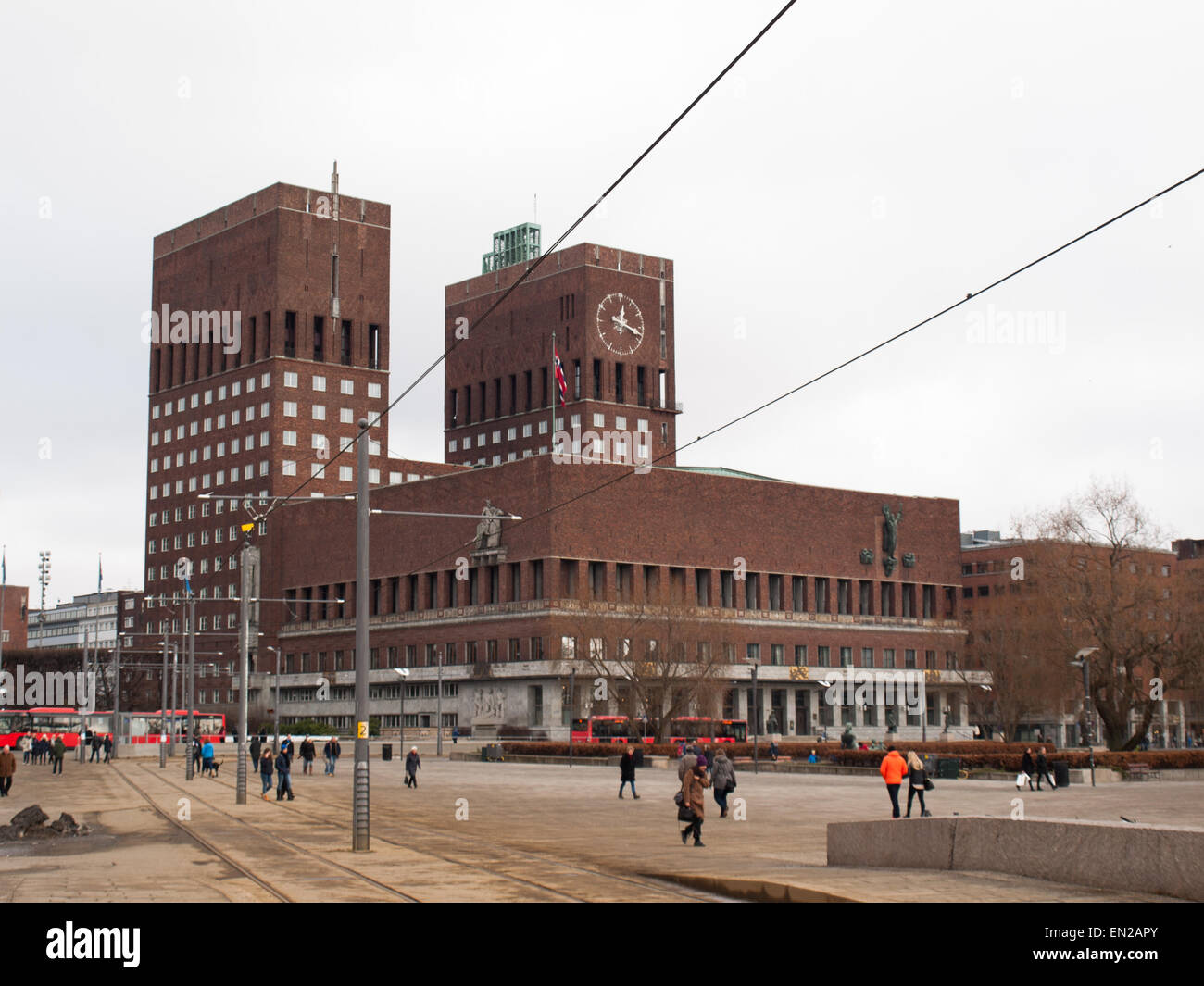 Oslo council building hi-res stock photography and images - Alamy