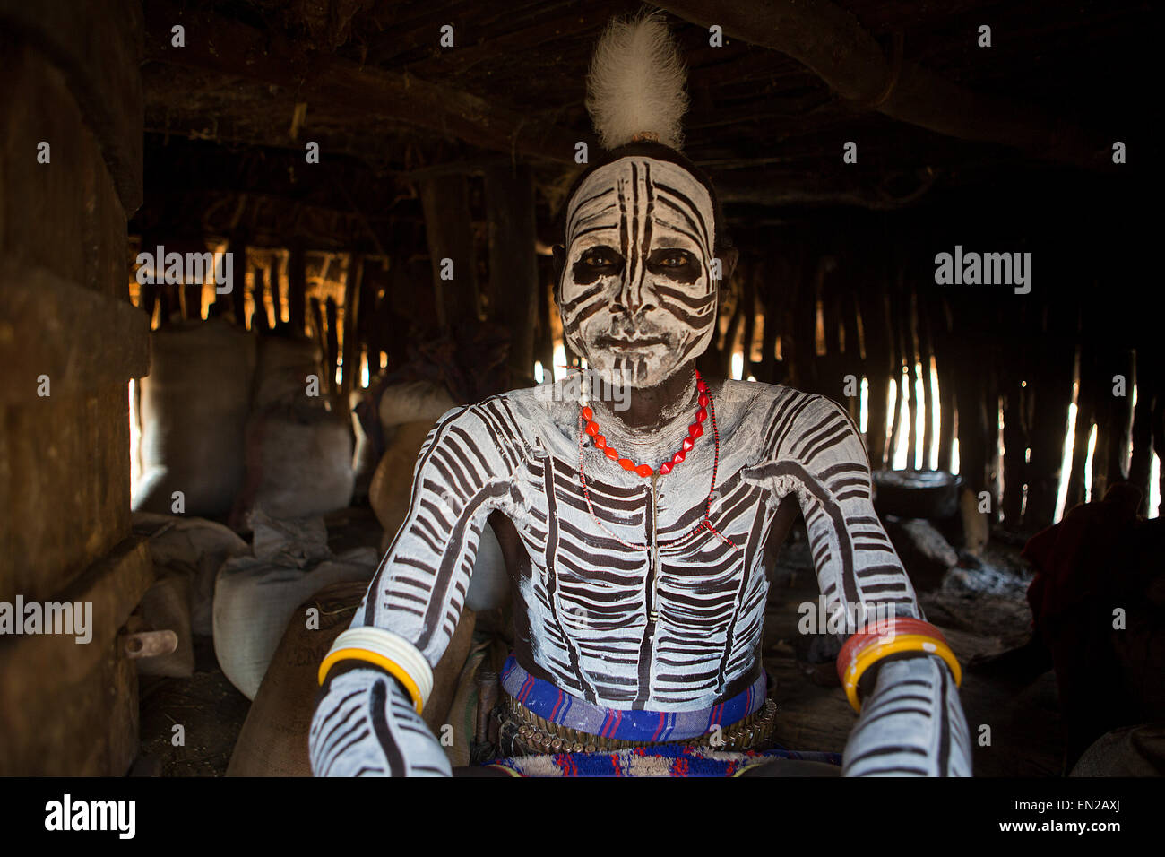 Karo tribe in Ethiopia Stock Photo - Alamy