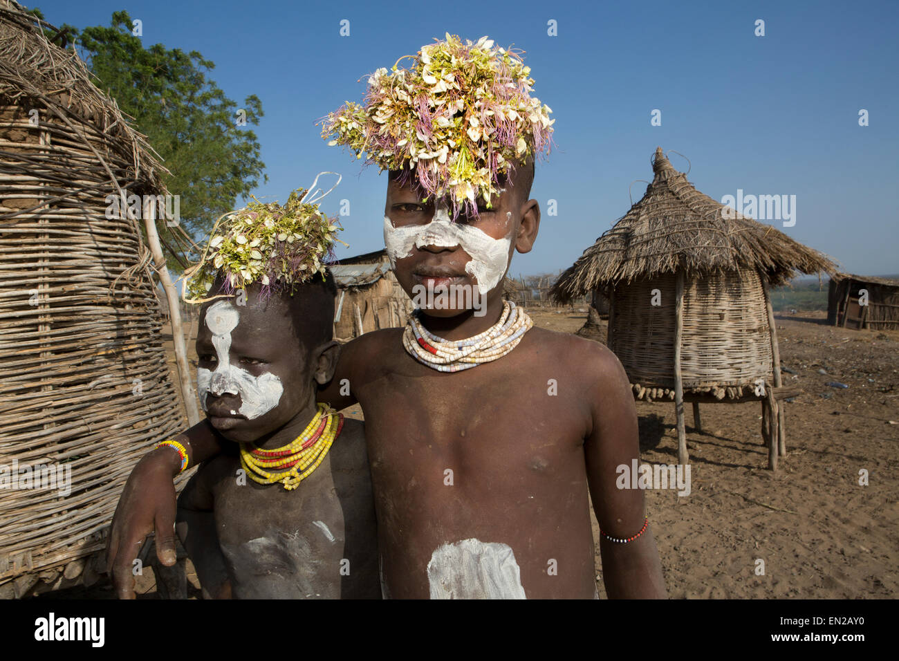 Karo tribe in Ethiopia Stock Photo - Alamy