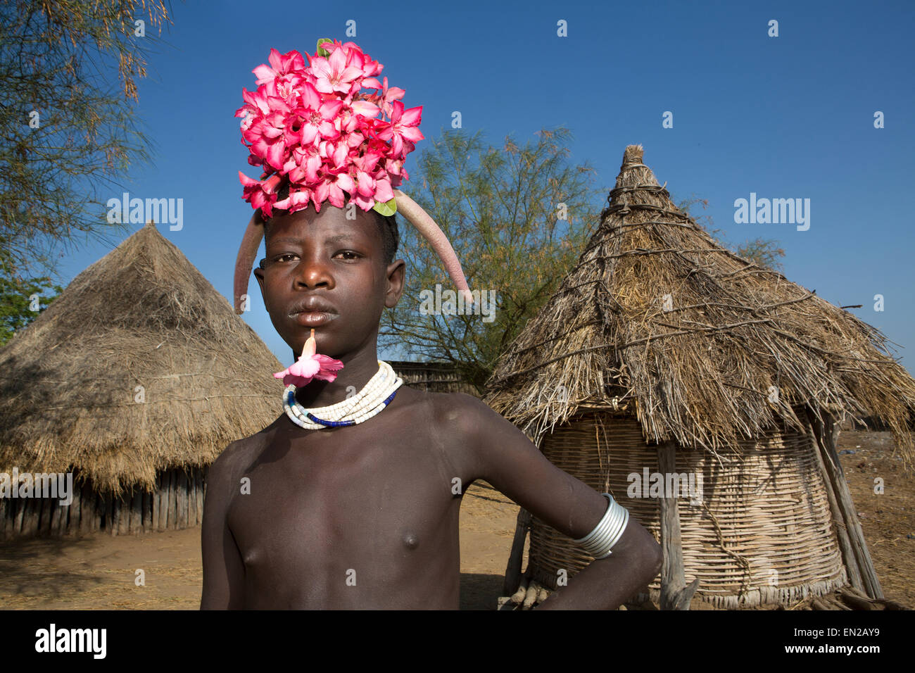 Karo tribe in Ethiopia Stock Photo - Alamy